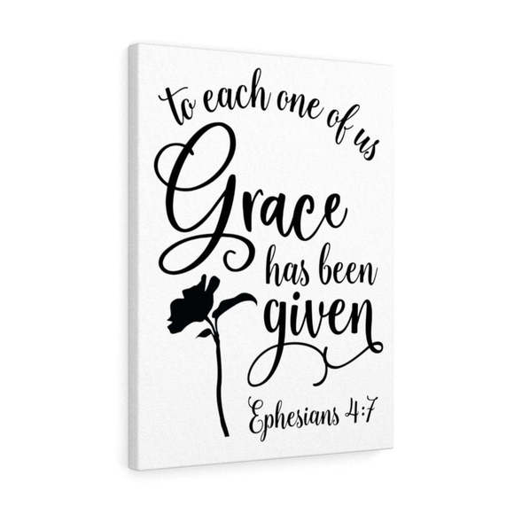 Express Your Love Gifts | Art | Scripture Sign Grace Has Been Given ...